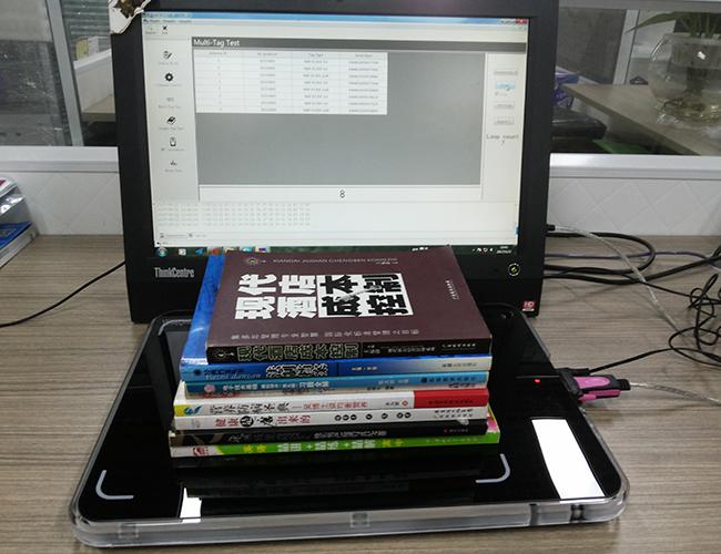 Adjustable RF Power Integrated RFID Pad Reader , Lightweight 13.56 MHz ...