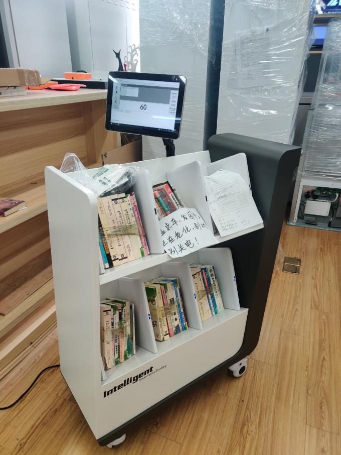Mobile Inventory Trolly Library RFID Reader Smart Book Management Device