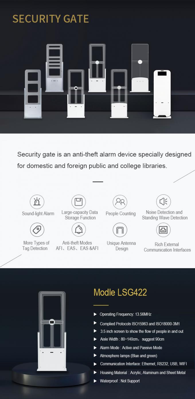 Andea Library Anti - Theft EAS ASI System 90cm Reading Range HF RFID ...